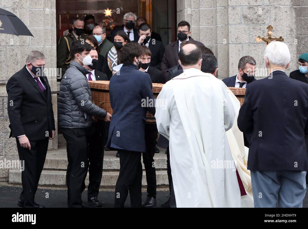 Aoife Beary's coffin is brought out of the church at Our Lady of ...