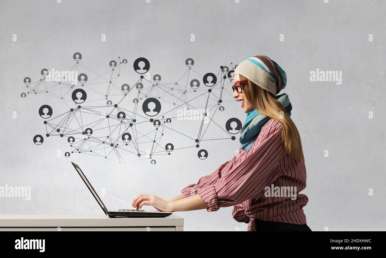 network, contact, social media, networks, contacts Stock Photo - Alamy