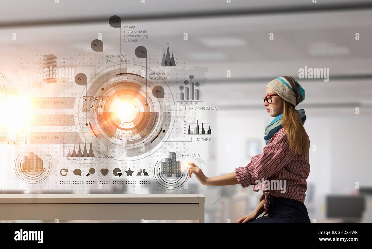 digital, virtual, business plan, digitals, virtuals Stock Photo - Alamy