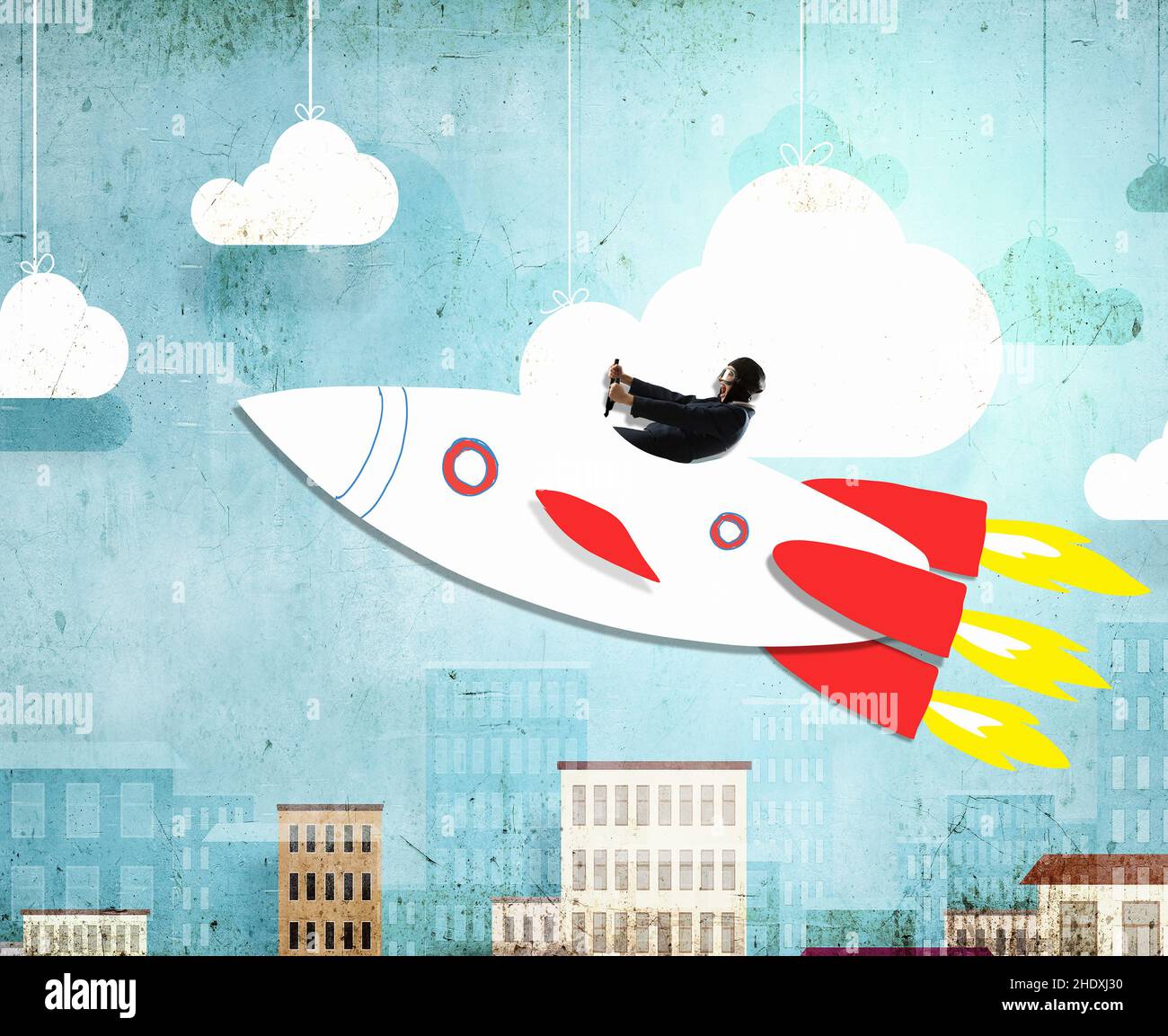 career, illustration, rocket, careers, illustrations, rockets Stock ...