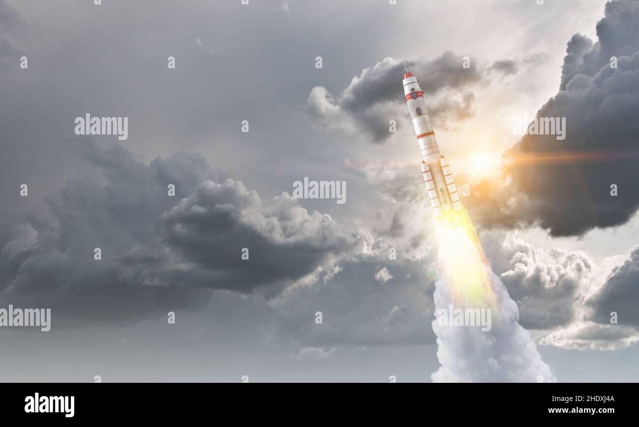 sun, flying, rocket, suns, sunspot, fly, to fly, rockets Stock Photo ...