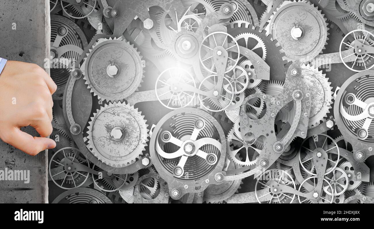 gear, precise, mechanism, gears, precises, mechanisms Stock Photo - Alamy