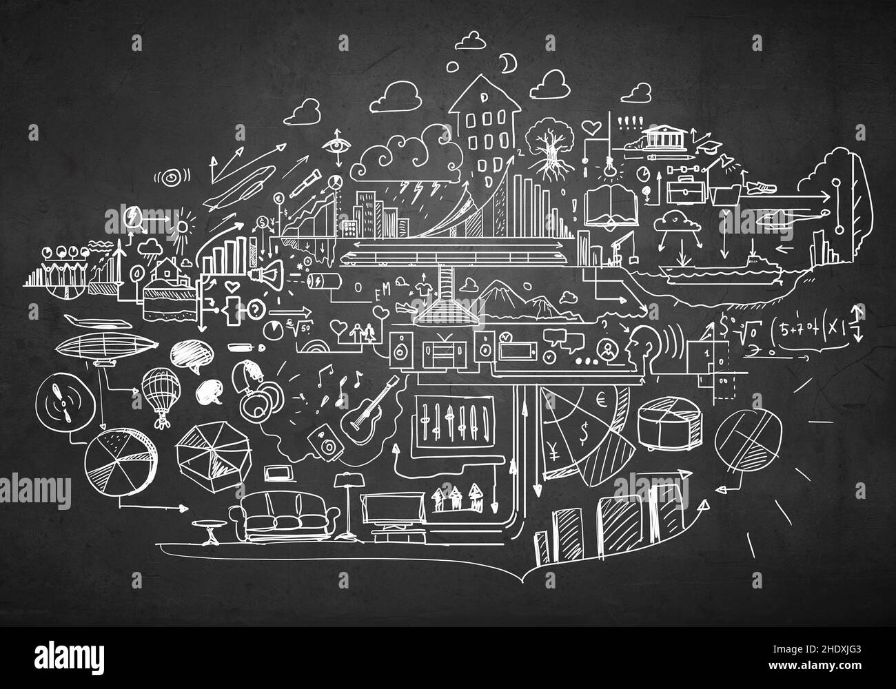 Sketch Chart Urban Ecology Sketchs Charts Delineation Diagram