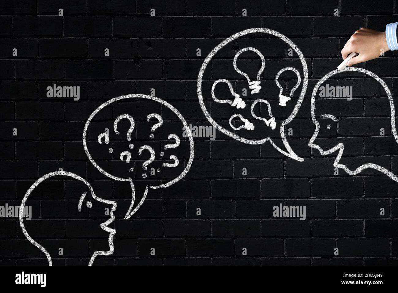 dialogue, answer, question, dialogues, answers, questions Stock Photo ...