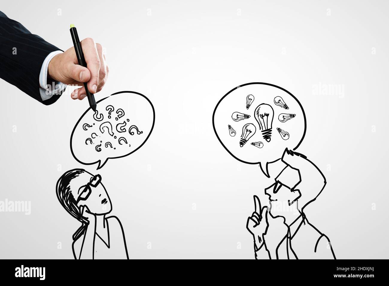 answer, question, brainstorming, answers, questions Stock Photo - Alamy