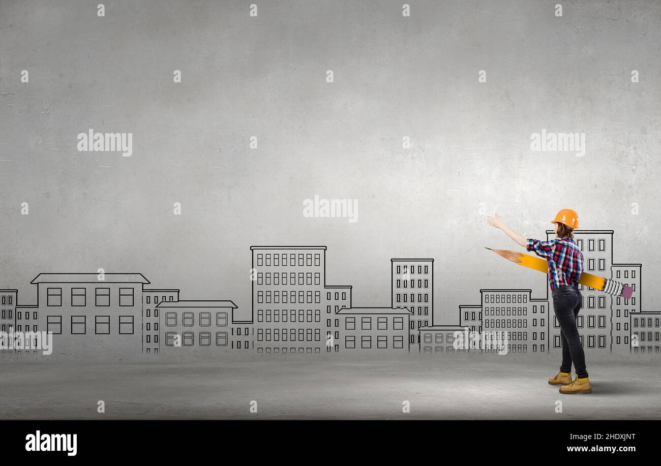 urban planning, architect, construction manager, architects Stock Photo ...