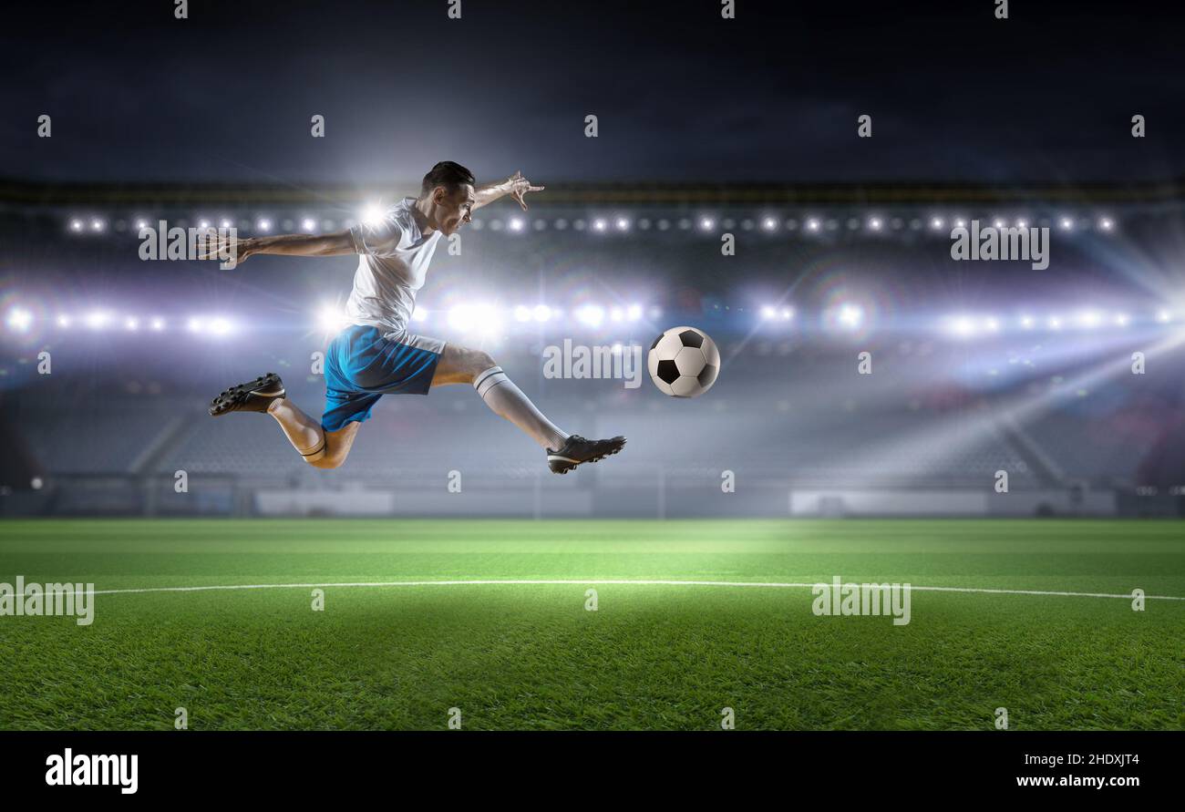 striker, soccer player, strikers, kicker, kickers, soccer players Stock ...