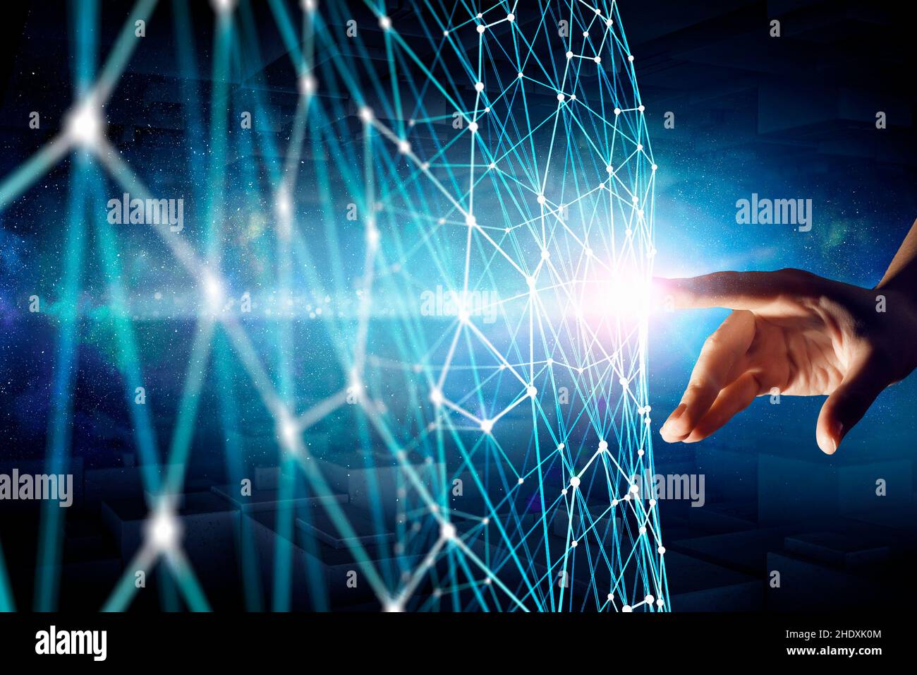 hand, enabling, hands, activate, activating Stock Photo - Alamy