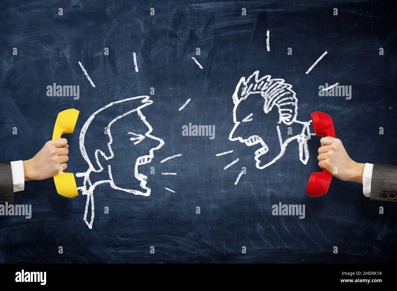 on the phone, complaints, complaining, on the phones, complaint Stock ...