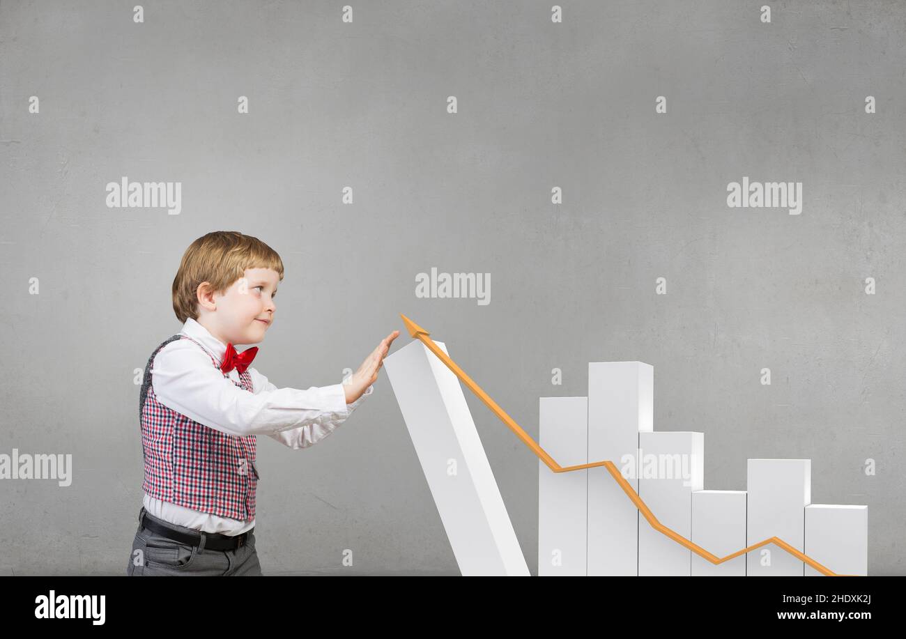 Charts and graphs child hi-res stock photography and images - Alamy