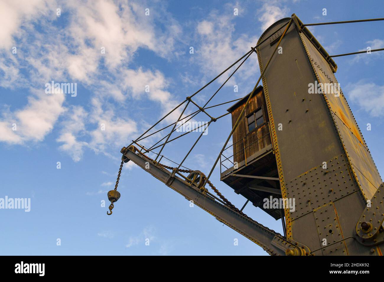 Low-angle view of the restored and preserved Tannet and Walker ancient ...