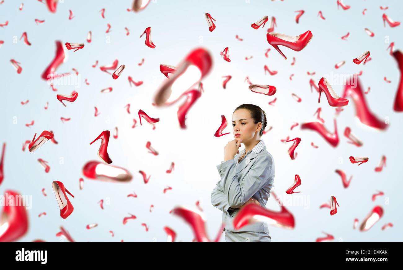 Many high heels hi-res stock photography and images - Alamy