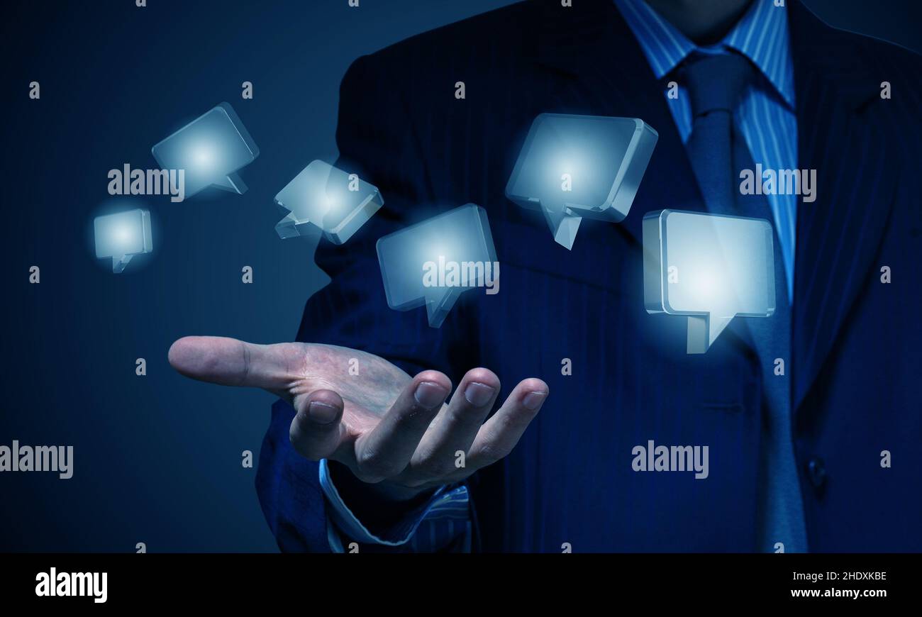 Messages messenger hi-res stock photography and images - Alamy