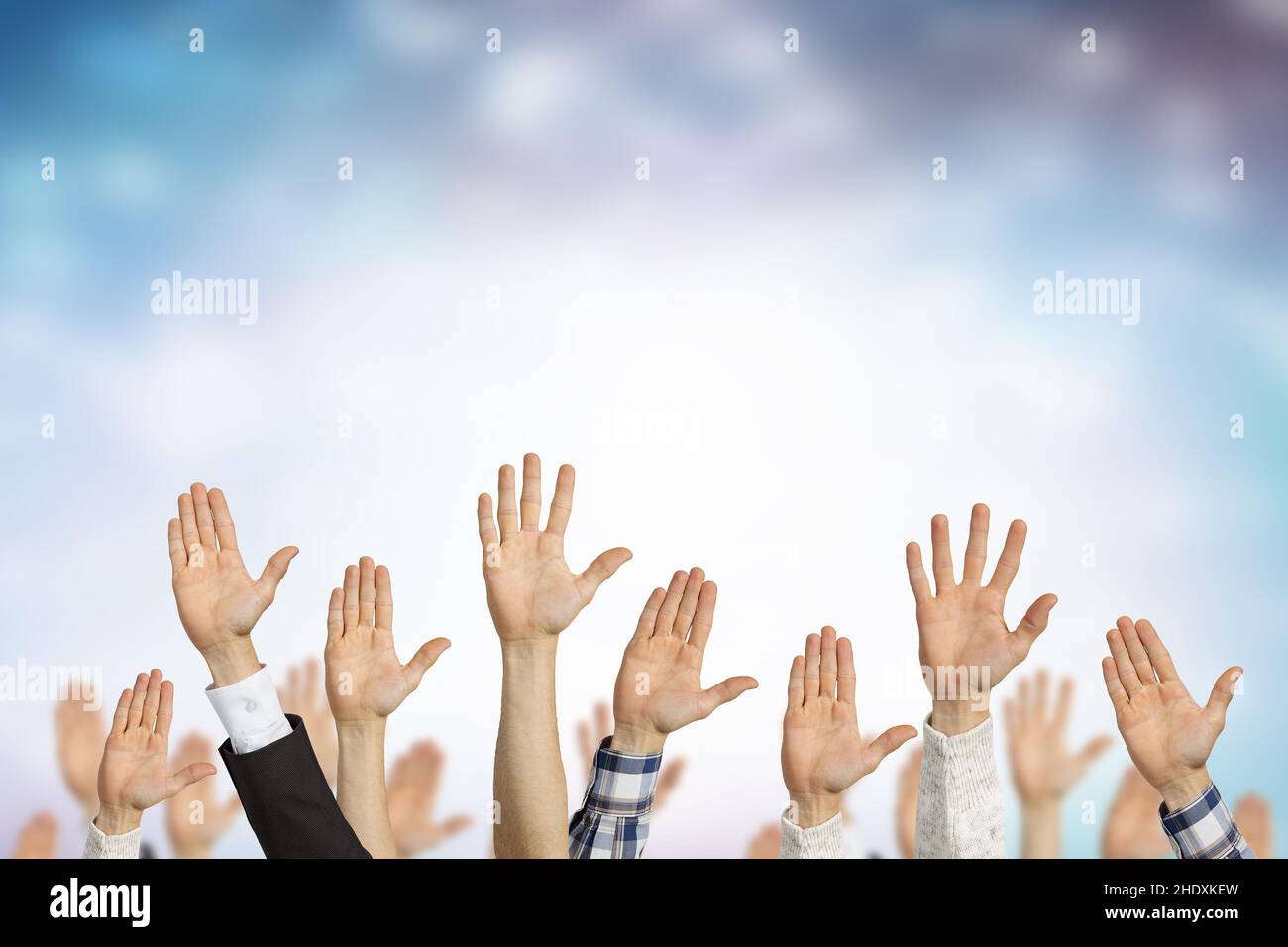 hand sign, register, voluntarily, hand signs, registers Stock Photo - Alamy