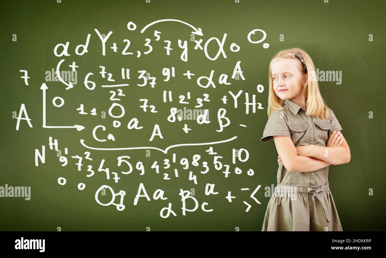 schoolgirl, mathematics, girl, girls, school children, school girl ...