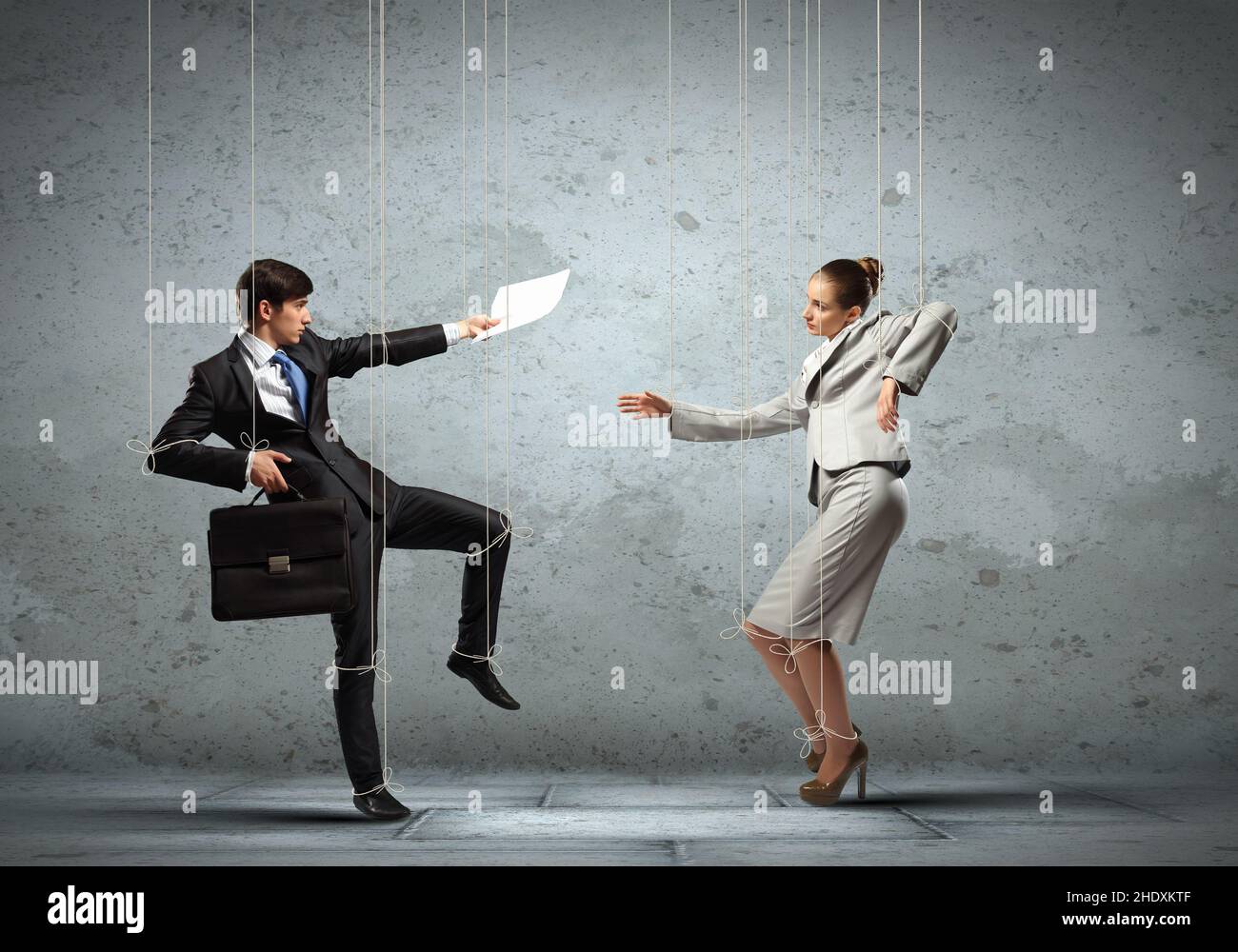 Female puppet hi-res stock photography and images - Alamy