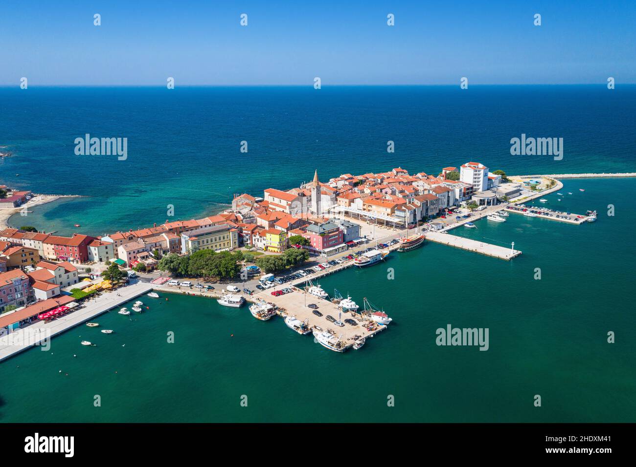Umag from air Stock Photo - Alamy