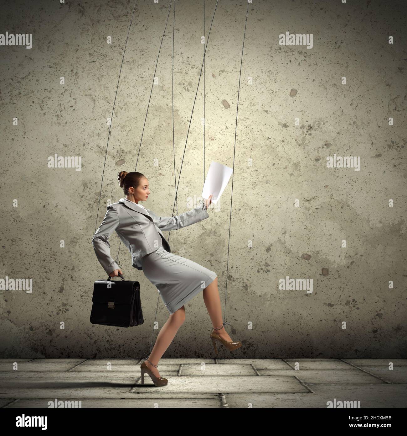 business woman, employees, puppet, boss, business women, executive ...