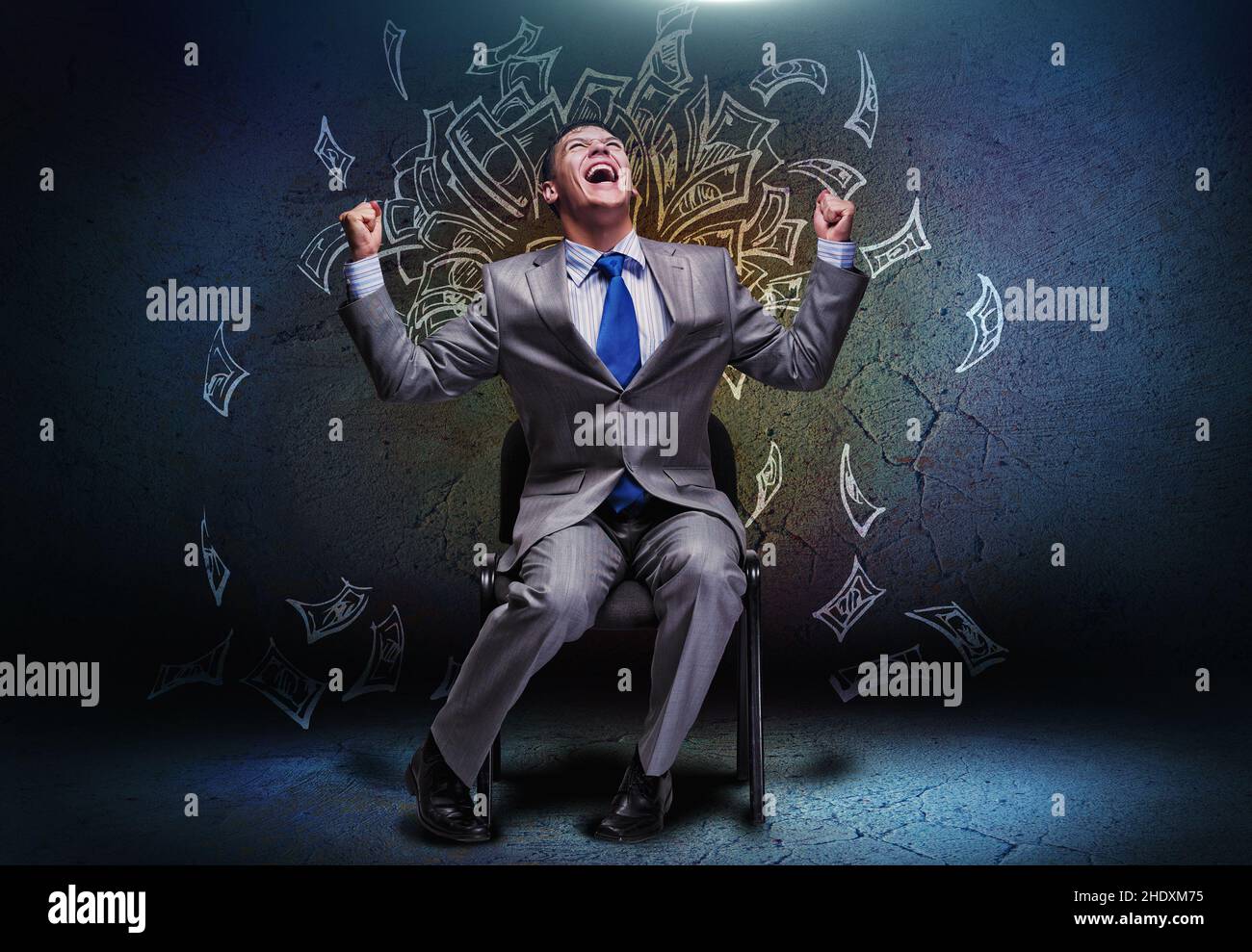winners, rich, money rain, winner, richs, money rains Stock Photo - Alamy