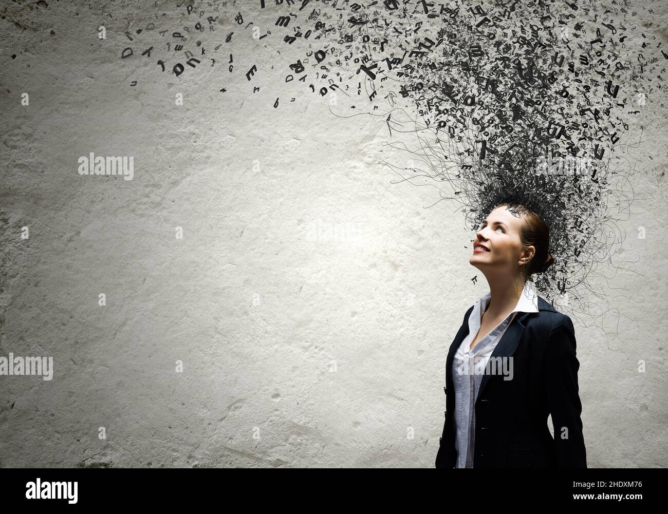 young woman, chaos, idea, creativity, solution, girl, girls, woman ...