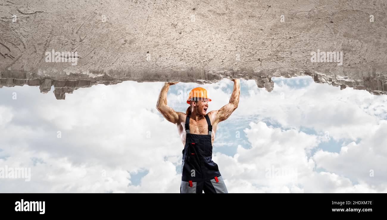 strength, worker, powers, strengths, blue collar, manual workers, workers Stock Photo - Alamy