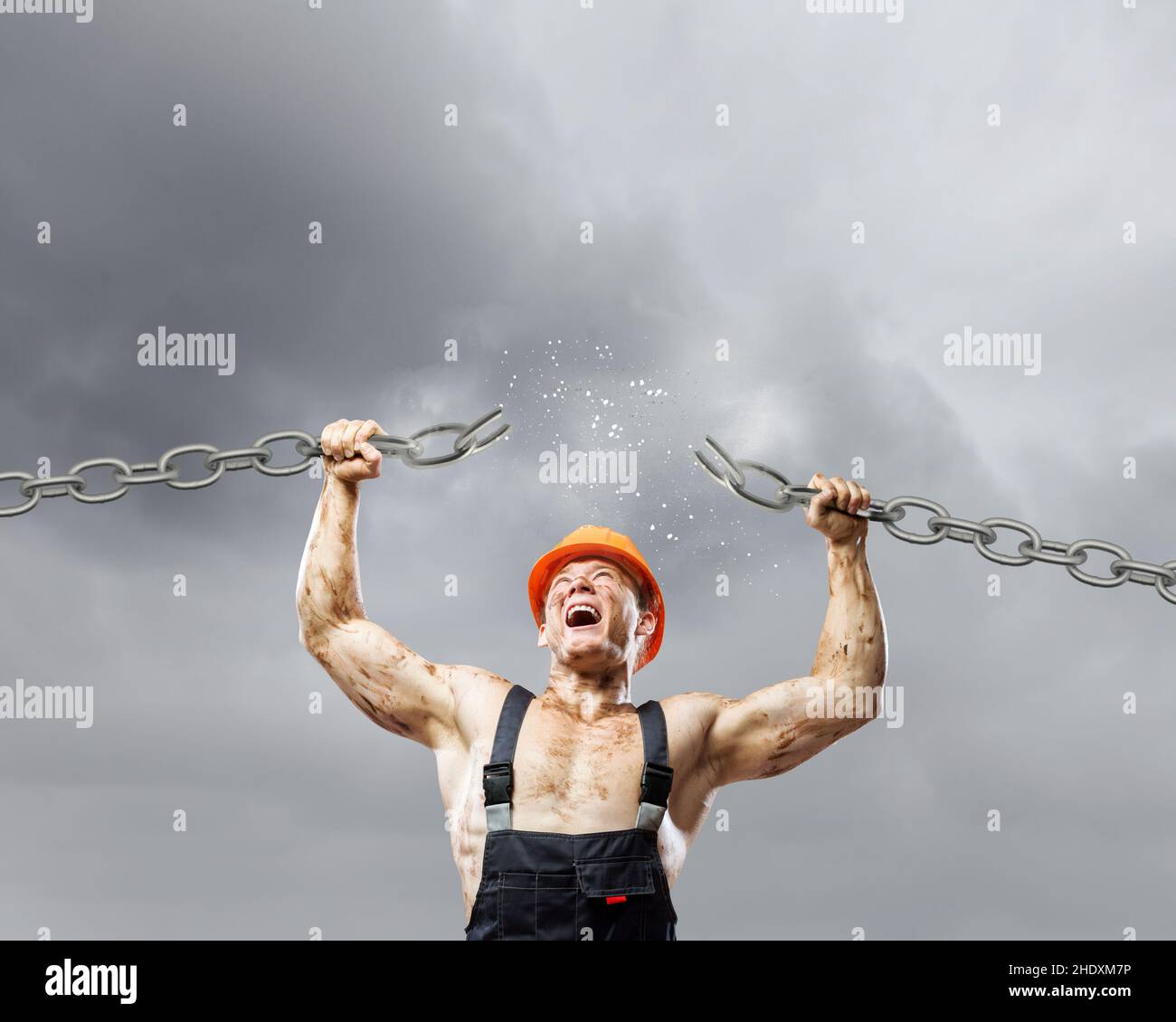 strength, freeing, tearing, powers, strengths Stock Photo - Alamy