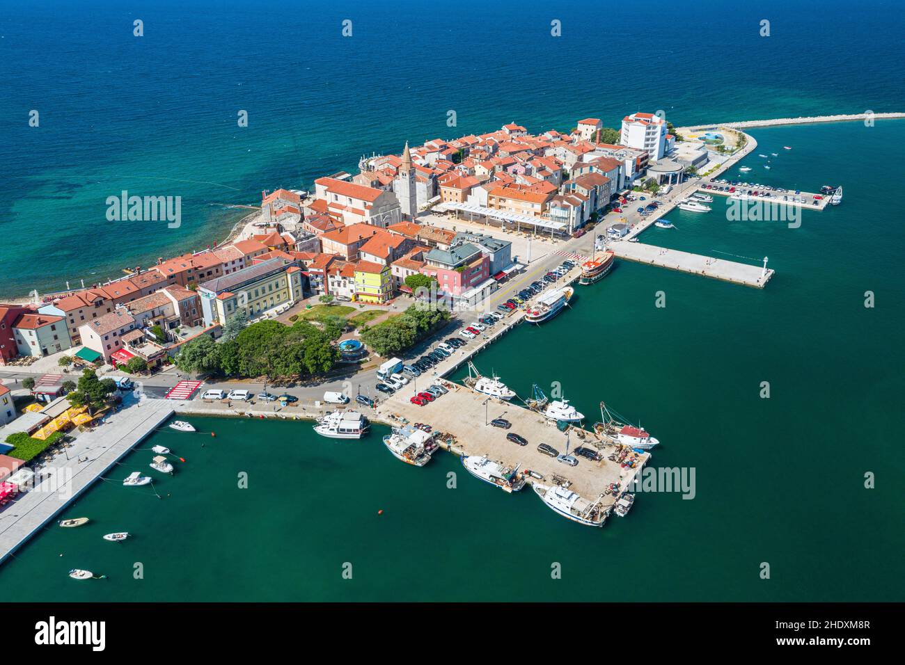 Umag from air Stock Photo - Alamy