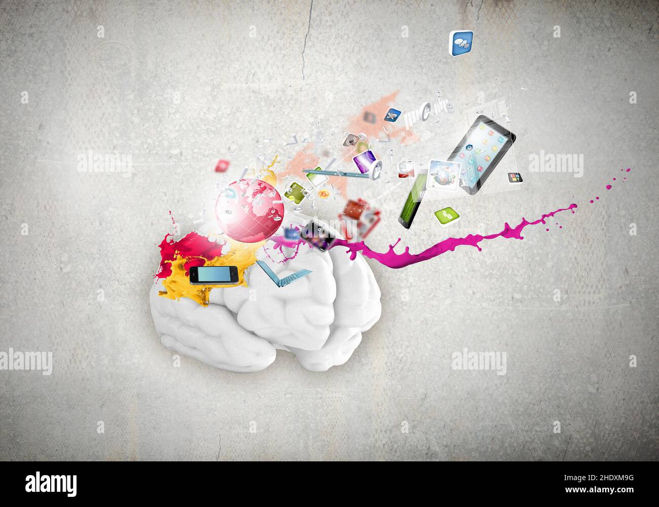 media, invention, app, medias, inventions Stock Photo - Alamy