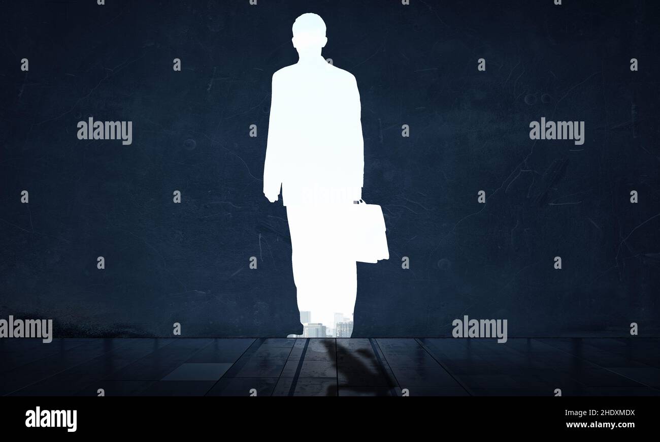 Business leaders silhouette hi-res stock photography and images - Alamy