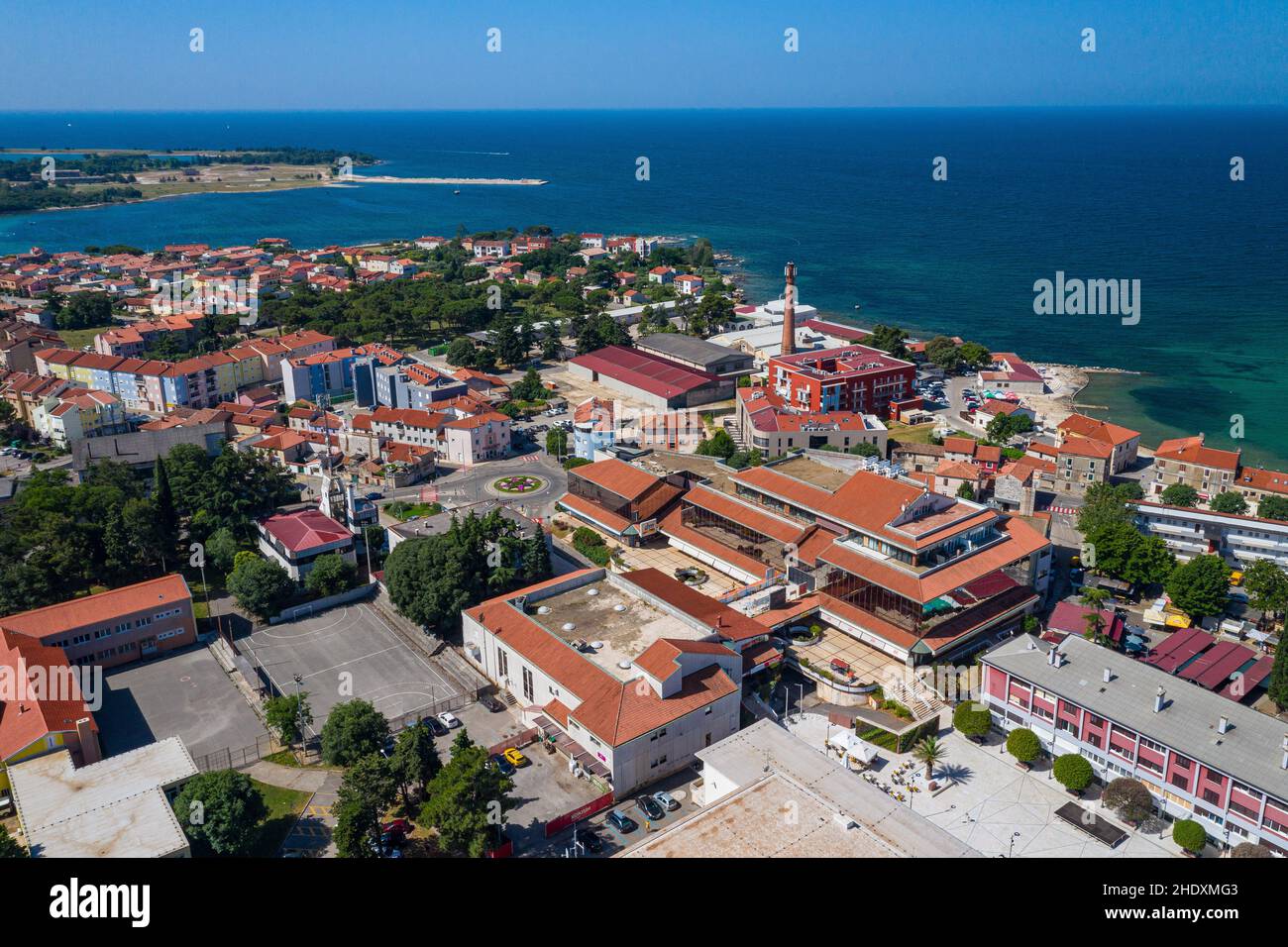 Umag from air Stock Photo - Alamy