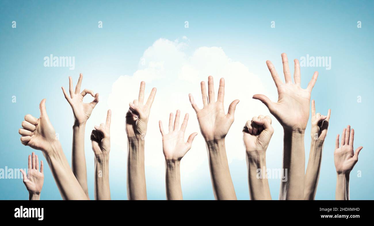 hand sign, consent, hand signs, compliance, consents Stock Photo - Alamy