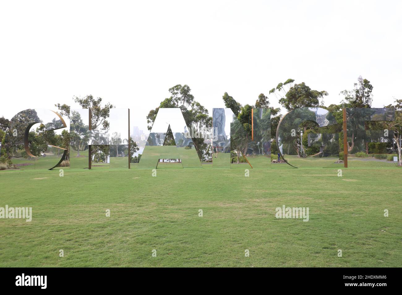 Sydney, Australia. 7th Jan, 2022. ‘Future Dreaming' large scale artwork ...