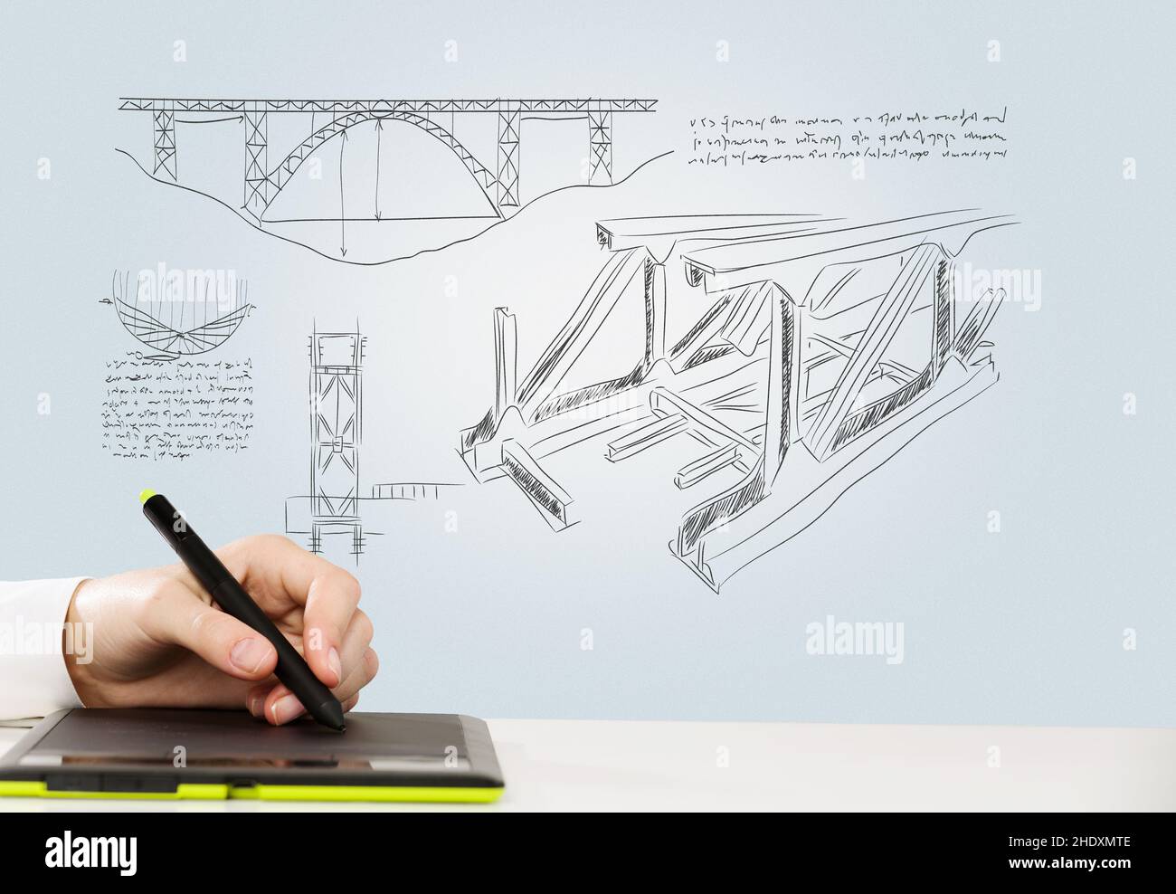 architecture, man made structure, drawing, draft, graphics tablet ...