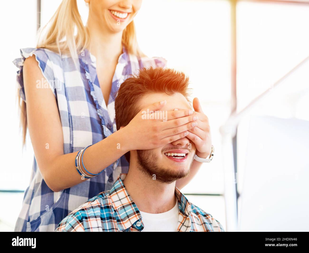 surprise, friends, surprises, friend Stock Photo - Alamy