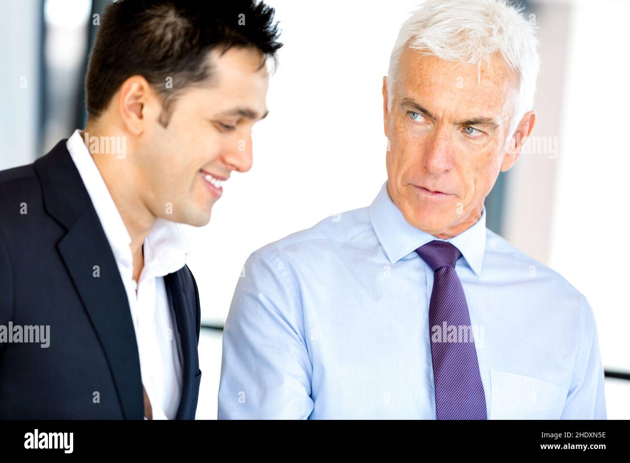 Man interview job skeptical hi-res stock photography and images - Alamy