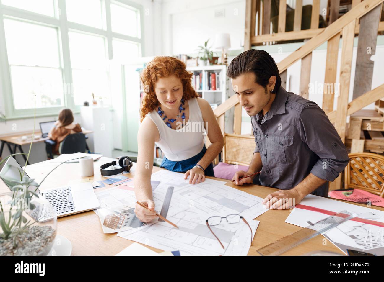 teamwork, meeting, draft, architects, teamworks, feedback, drafts Stock Photo - Alamy