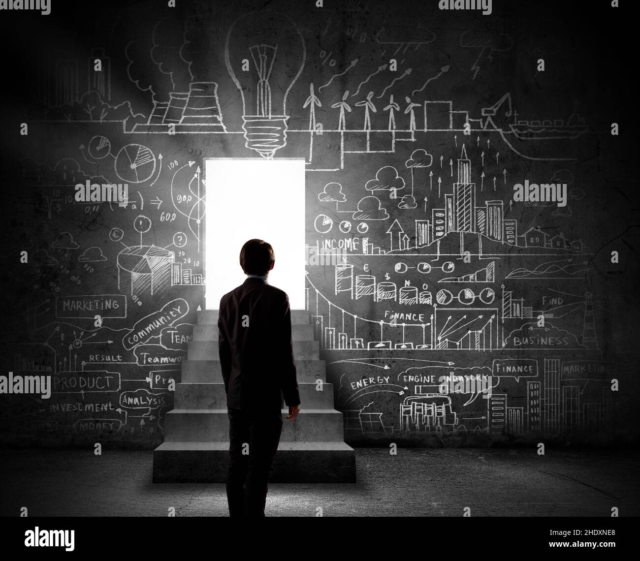 business, development, strategy, diagram, brainstorming, business plan ...