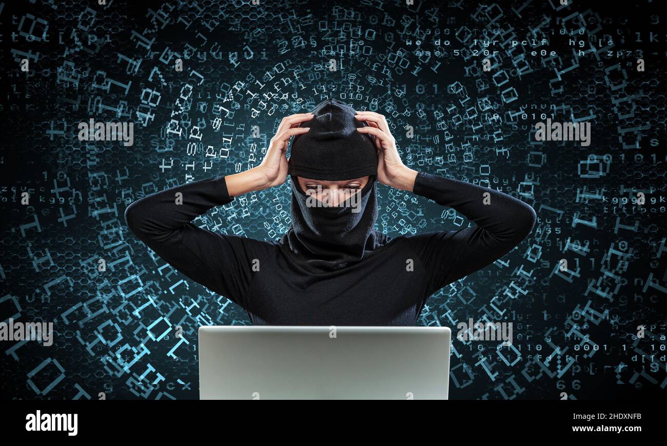 Crime Hacker Coding Data Theft Security Gaps Programming Crimes Hackers Data Thefts 4018