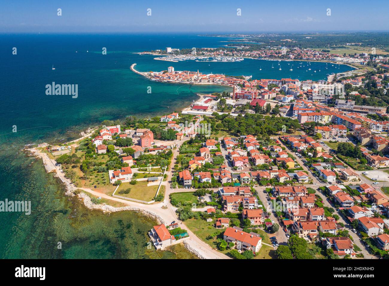 Umag from air Stock Photo - Alamy