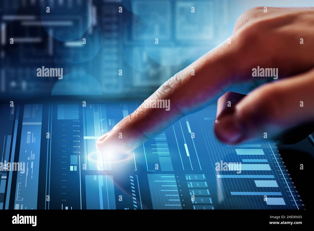 touchscreen, enabling, touchscreens, activate, activating Stock Photo ...