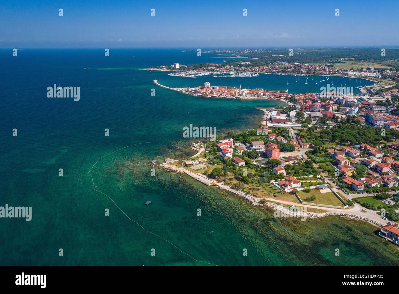 Umag from air Stock Photo - Alamy
