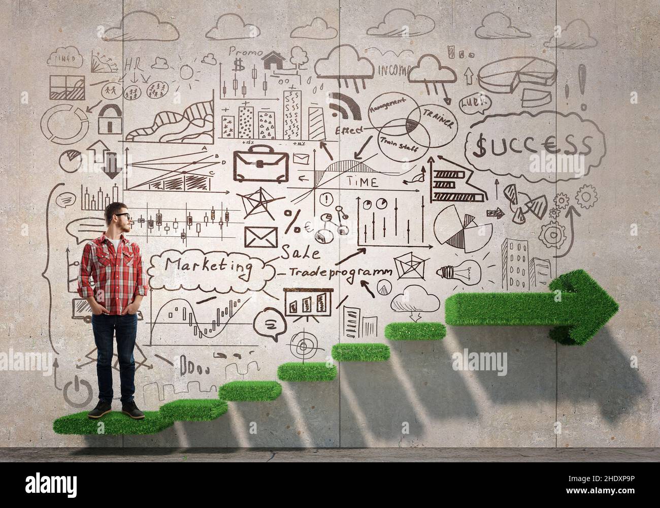 career, ladder of success, formula for success, careers Stock Photo - Alamy