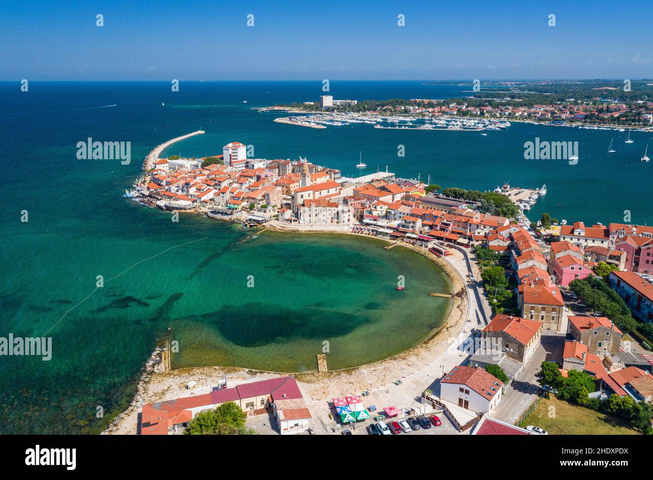Umag from air Stock Photo - Alamy