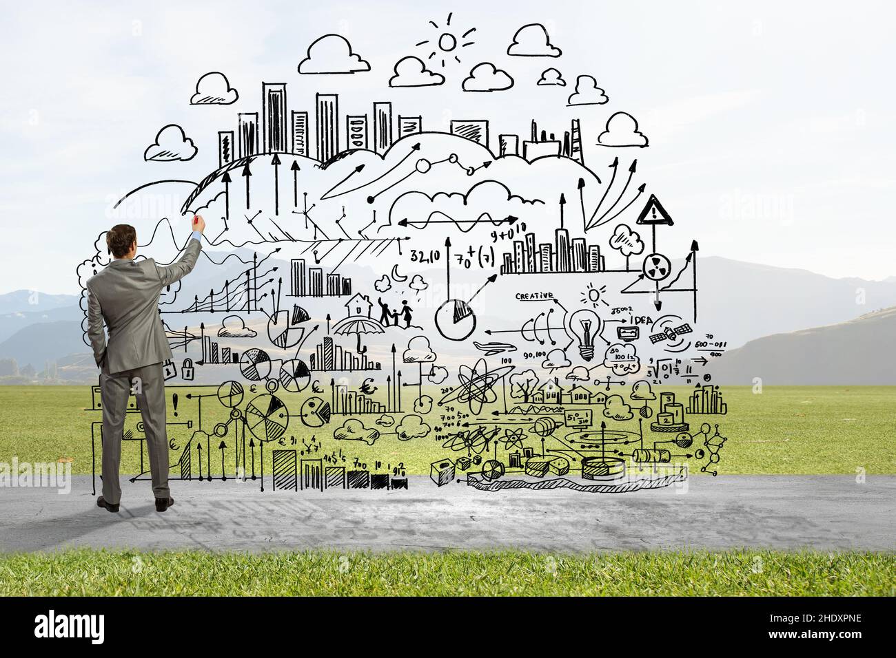 ideas, idea, concept, graphic, brainstorming, concepts Stock Photo - Alamy