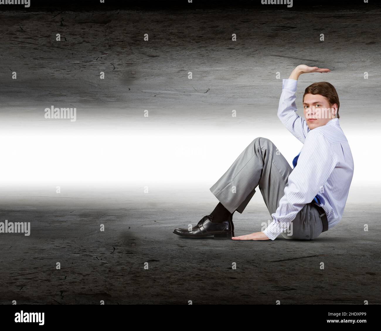 depression, trapped, weakness, depressions, trappeds Stock Photo - Alamy