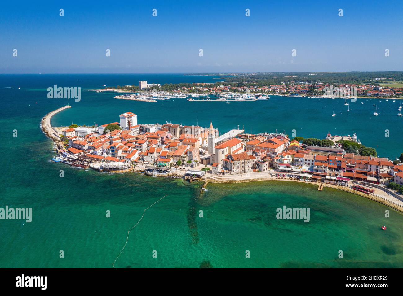 Umag from air Stock Photo - Alamy