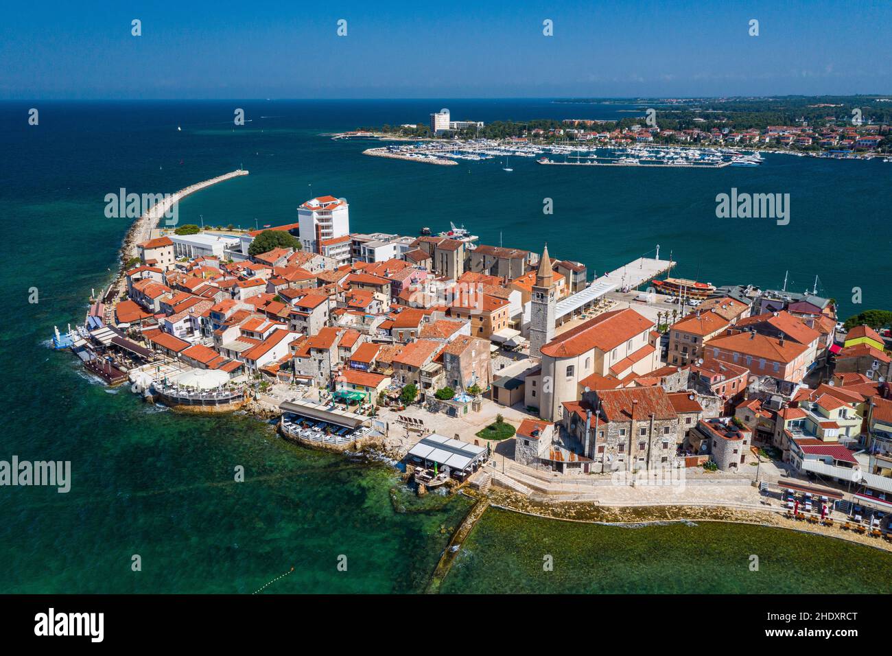 Umag from air Stock Photo - Alamy
