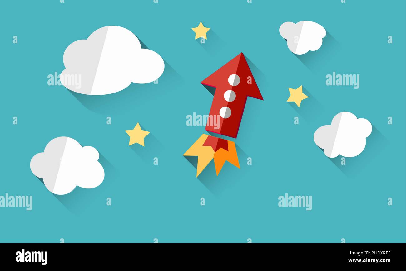 Old fashioned rocket hi-res stock photography and images - Alamy