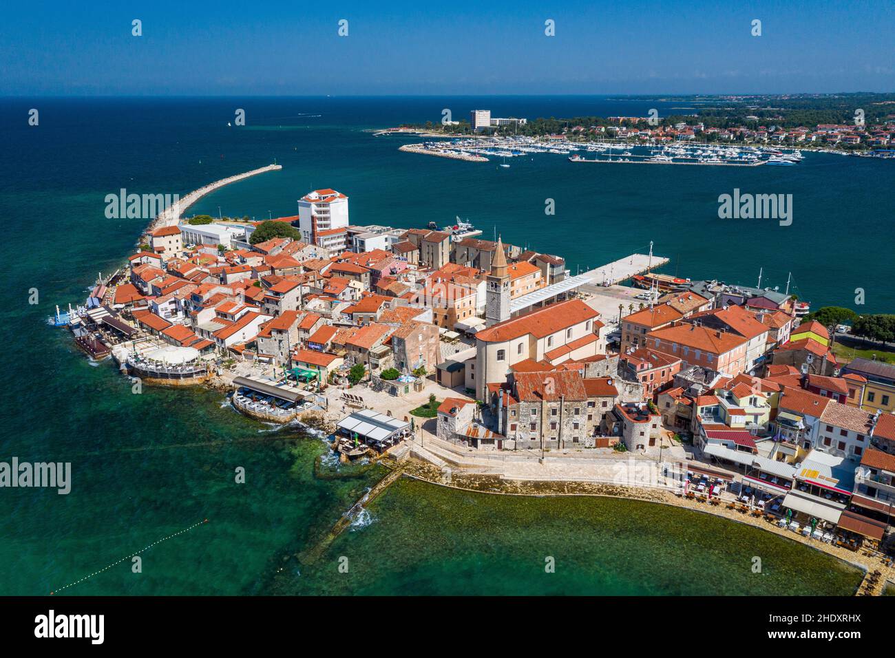 Umag from air Stock Photo - Alamy