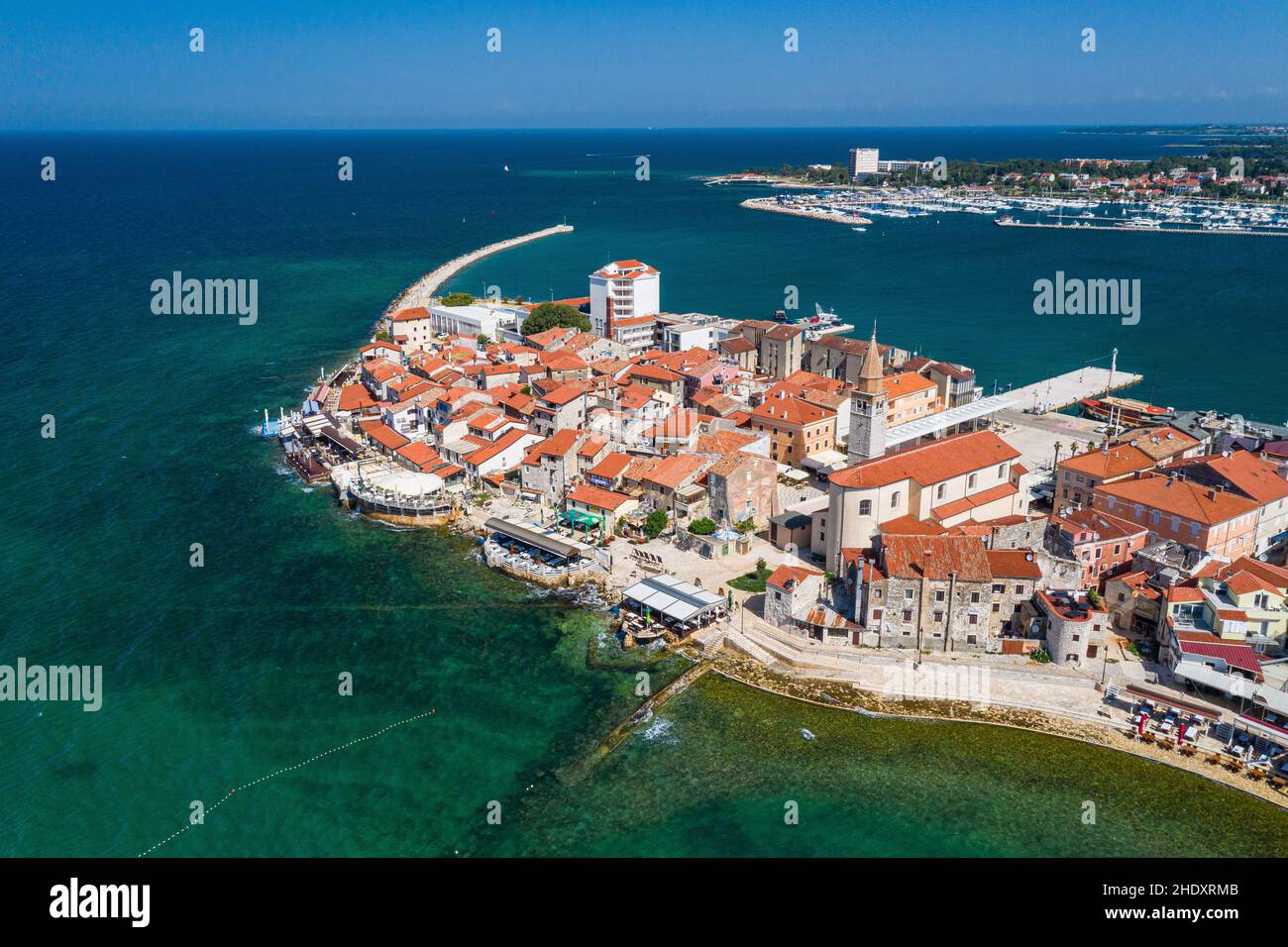 Umag from air Stock Photo - Alamy
